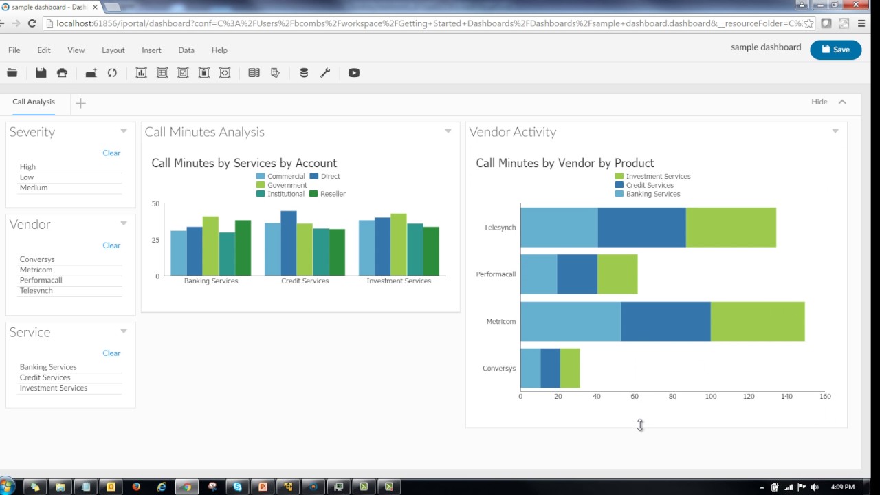 Getting Started with dashboards