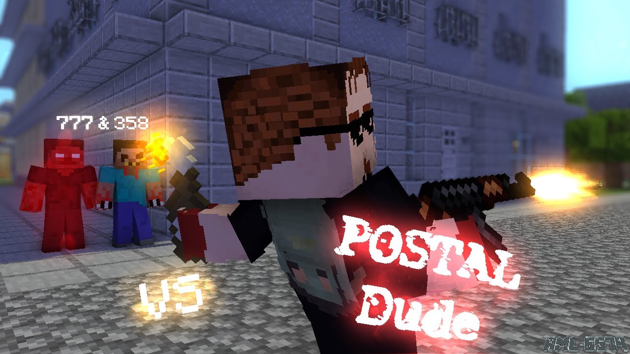 Postal Dude VS Anomaly 358 & 777 - Minecraft Animation | Postal Redux VS Anomalies by Anomaly 6674
