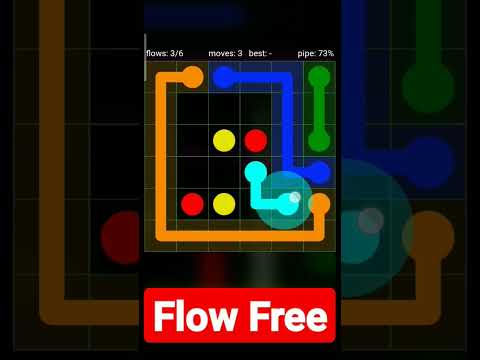 Flow Free #Level2 Intro - Classic Pack 6×6 #Shorts