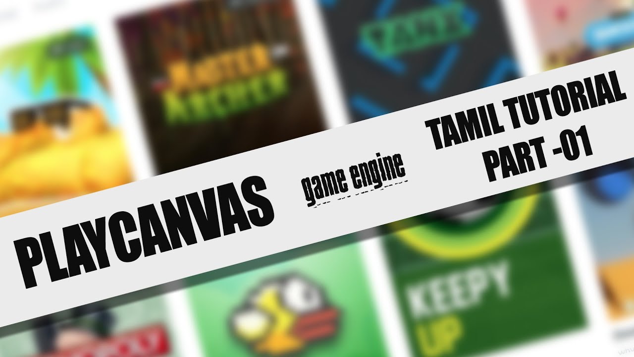 Playcanvas Online Game Engine Basic Tutorial User Interface | Tamil Tutorial
