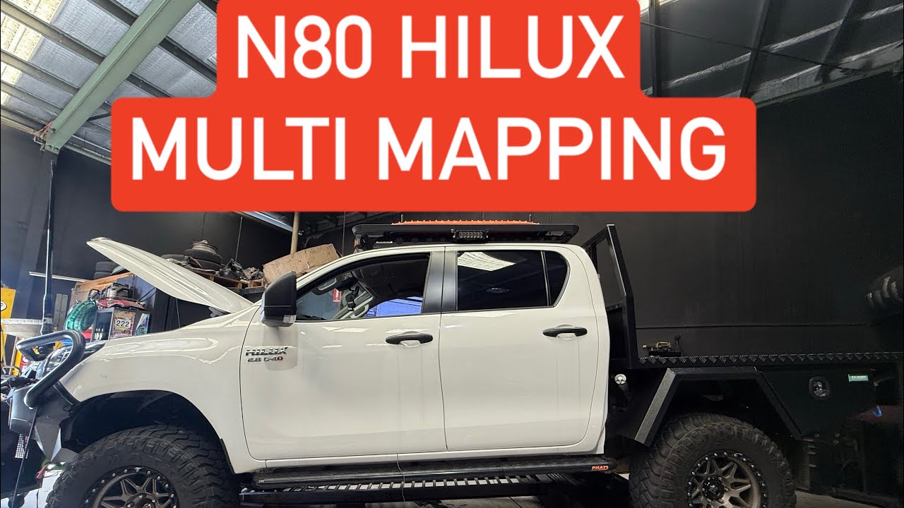 N80 Toyota Hilux - Multimapping on factory Ecu - 4 tunes!
