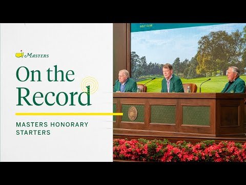The 2025 Honorary Starters: Jack Nicklaus, Gary Player and Tom Watson | The Masters