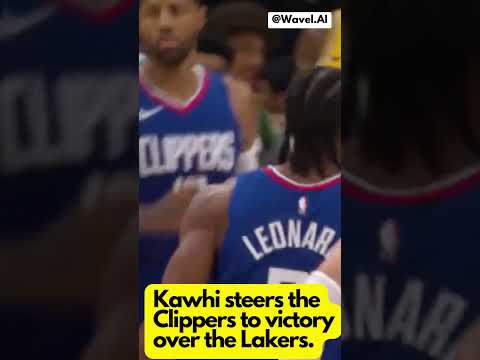 🚨 KAWHI TRIPLE DOUBLE 🚨 #nba #laclippers #lalakers #cool #trending #ai #voiceover #lebronjames #love