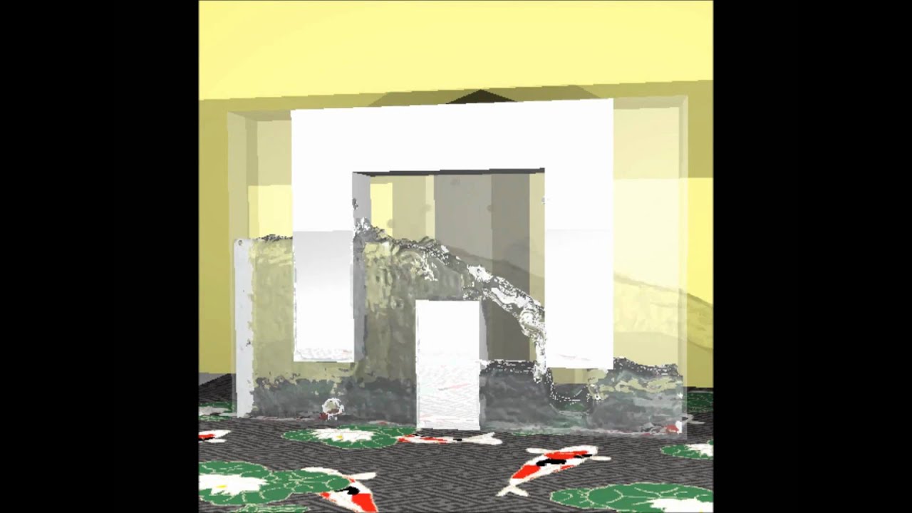Fluid Simulation Using the Smoothed Particle Hydrodynamics (SPH)