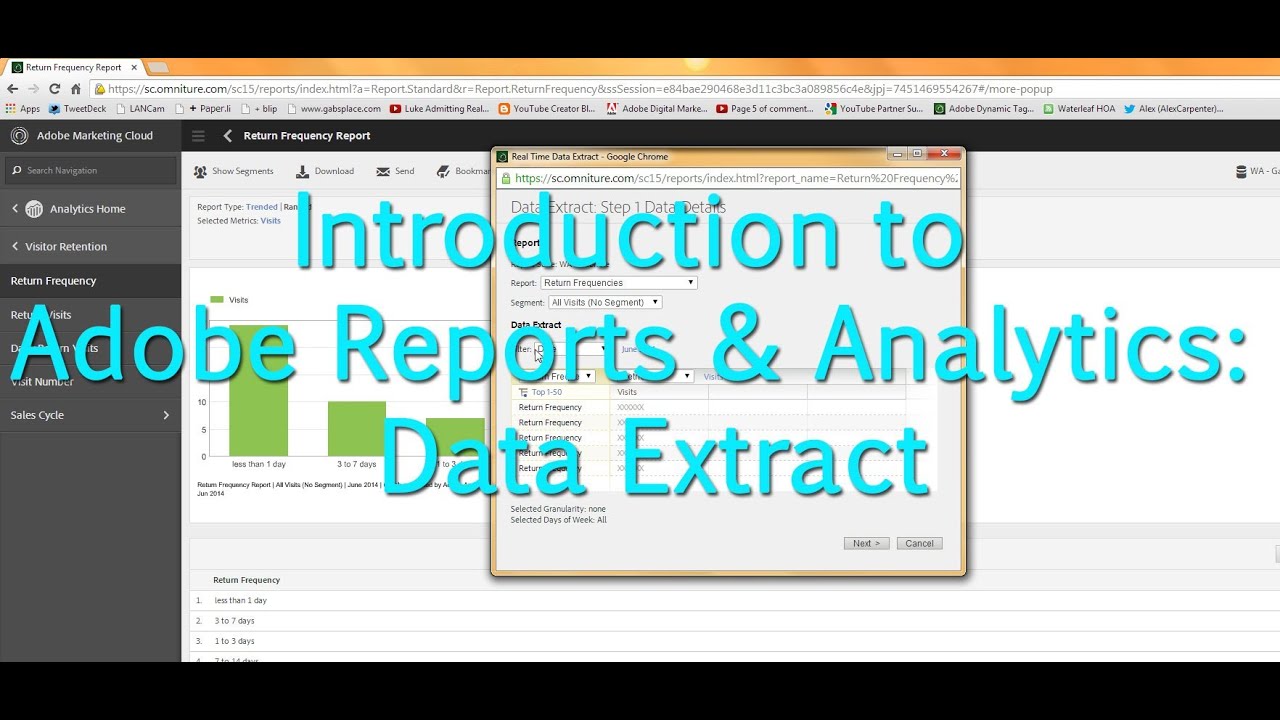 [Tutorial] Adobe Analytics - Data Extract
