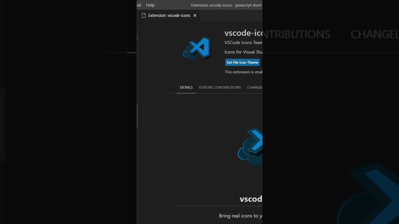 Change Visual Studio Code Icons #programming #visualstudio #webdevelopment #programmer #coding