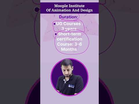 Moople Institute of Animation And Design Review in 1 Min!☝️#shorts