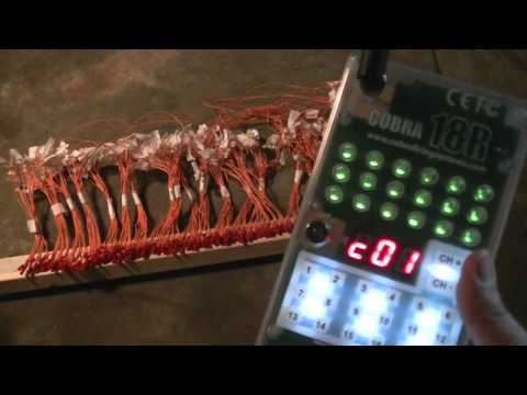 COBRA18 Firing System - 180 e-matches in 1.8 seconds