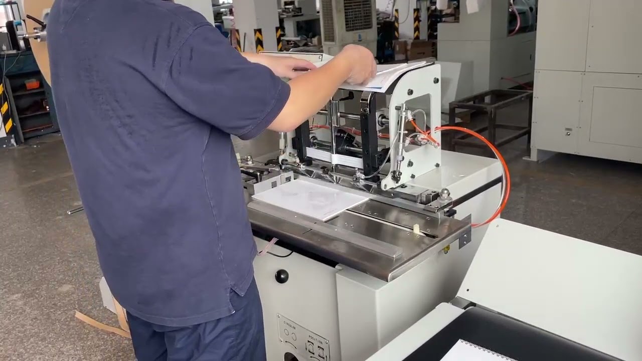 SPA 520 automatic double loop Wire Binding Machine   For Notebook and Calendar