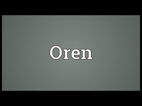 Oren Meaning