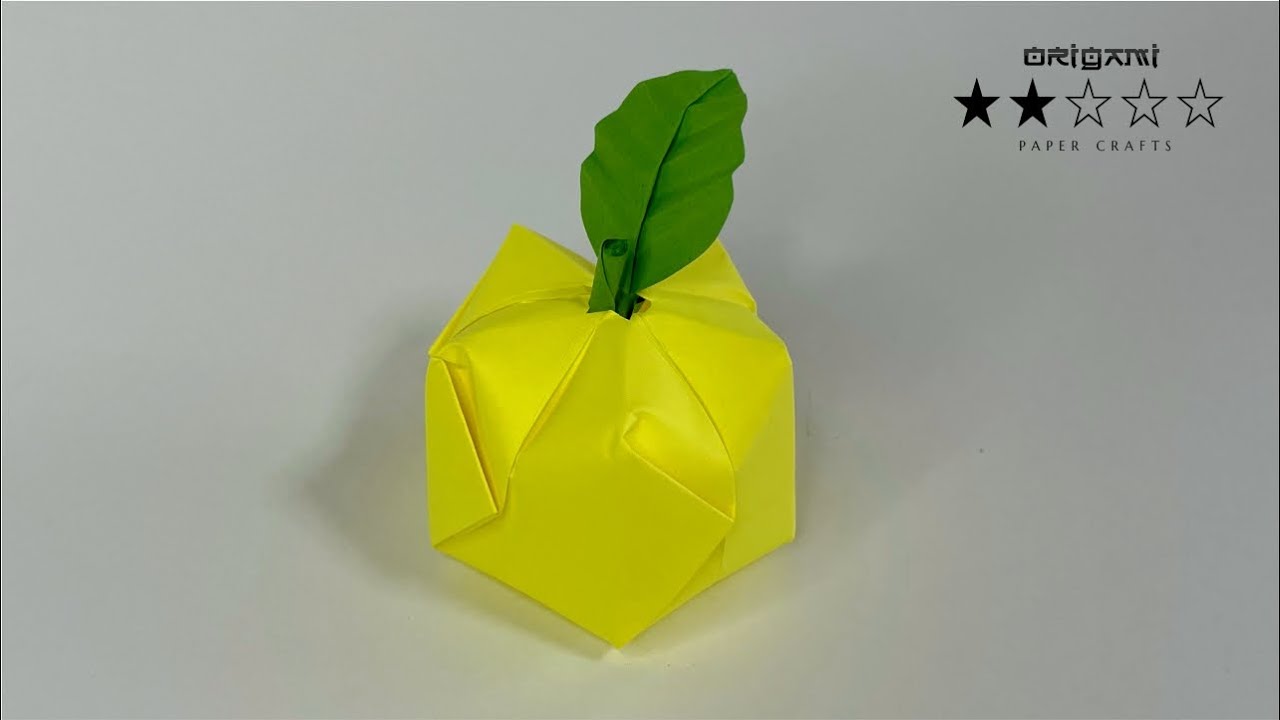Paper Apple - Origami Tutorial