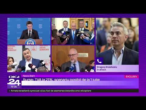 Dragoș Anastasiu: „Măririle de taxe, inevitabile. Creșterea TVA, ultima soluție”