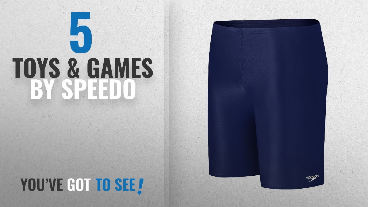 Top 10 Speedo Toys & Games [2018]: Speedo Little Boys' Learn-To-Swim Solid Jammer, Deep Water, 7