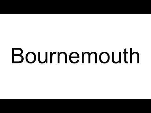 How to Pronounce Bournemouth