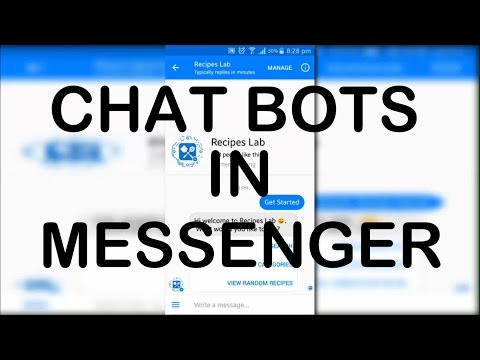 How to use Chat Bots in Facebook Messenger?