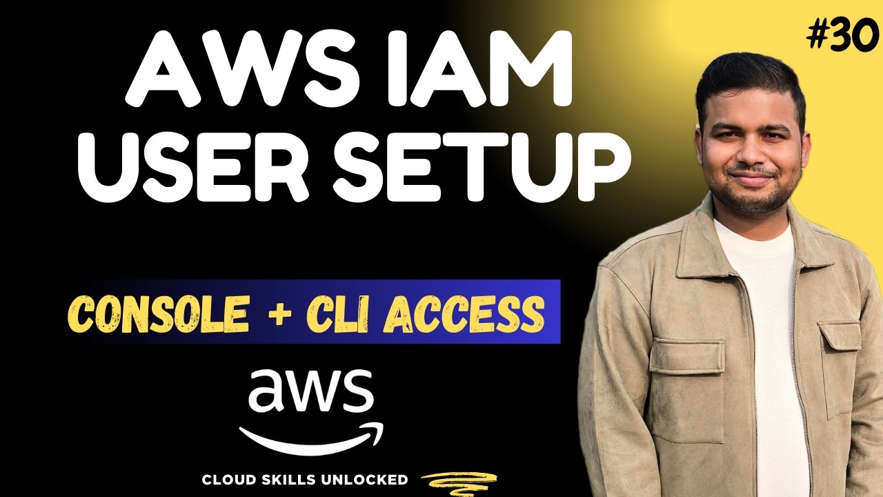 AWS IAM User Full Tutorial | Console Login + Programmatic Access (AWS CLI) | #30