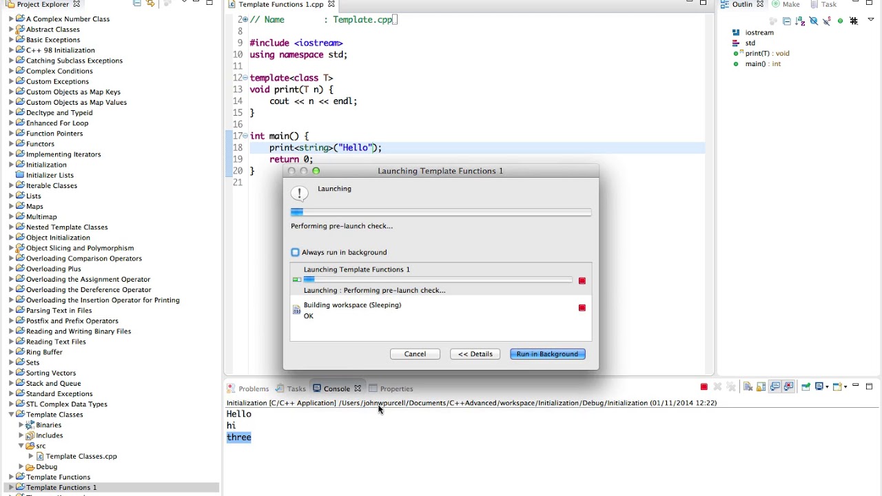 Learn Advanced C++ Programming  template functions