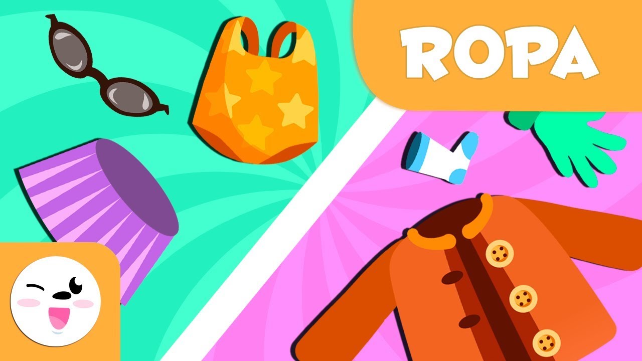 Ropa de invierno y ropa de verano - Vocabulario en español para niños