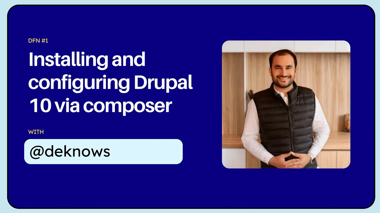 Installing Drupal 10 via composer - Drupal for Noobs #1