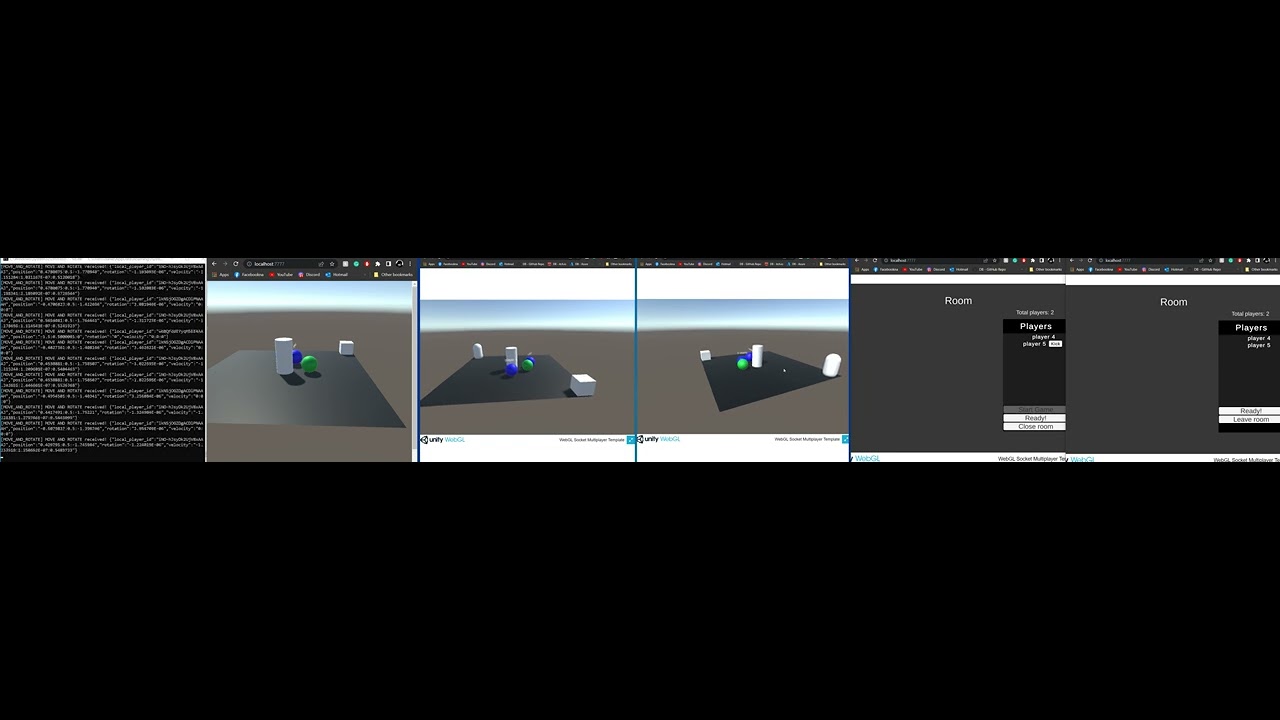 Unity WebGL Multiplayer Rooms Template Project