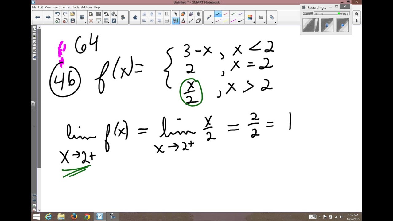 Rates of Change and Limits