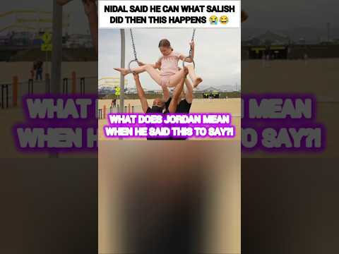 Nidal Wonder said he can do what Salish Matter did then this happens😭😂 #nalish #shorts #funny #fyp