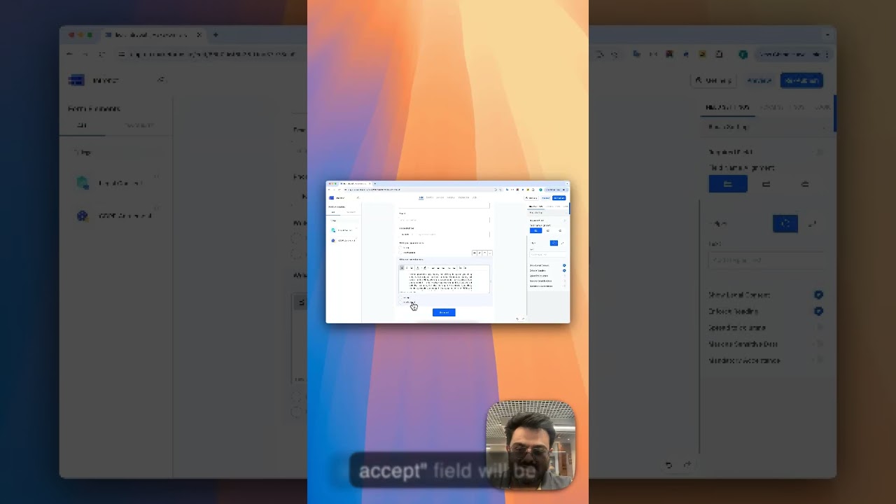 Build Legal Consent forms with No Code Tool