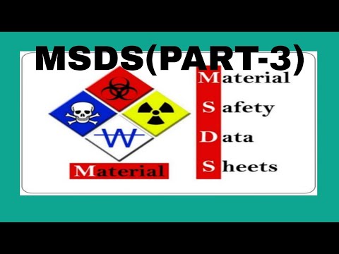 MSDS(part-3)/terms in MSDS/Tremcard/chemical stability/flash point/TDG flammability/Corrosive/