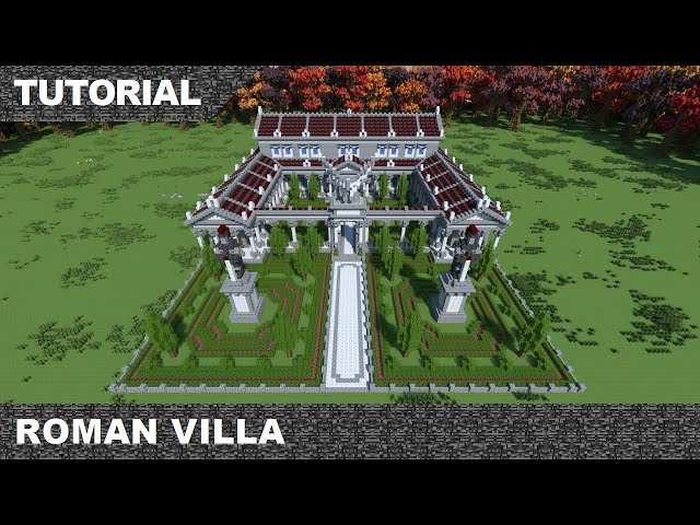 Roman Villa +Tutorial Minecraft Map