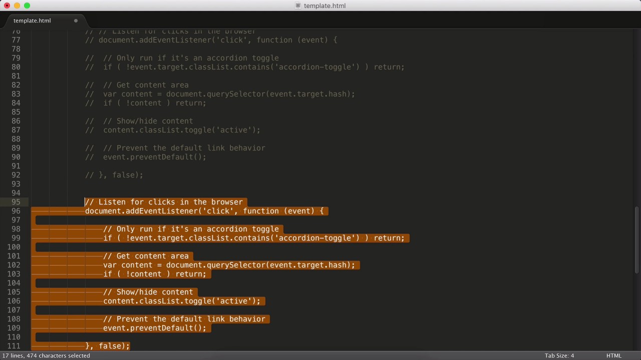 Learn vanilla JS in about 10 minutes