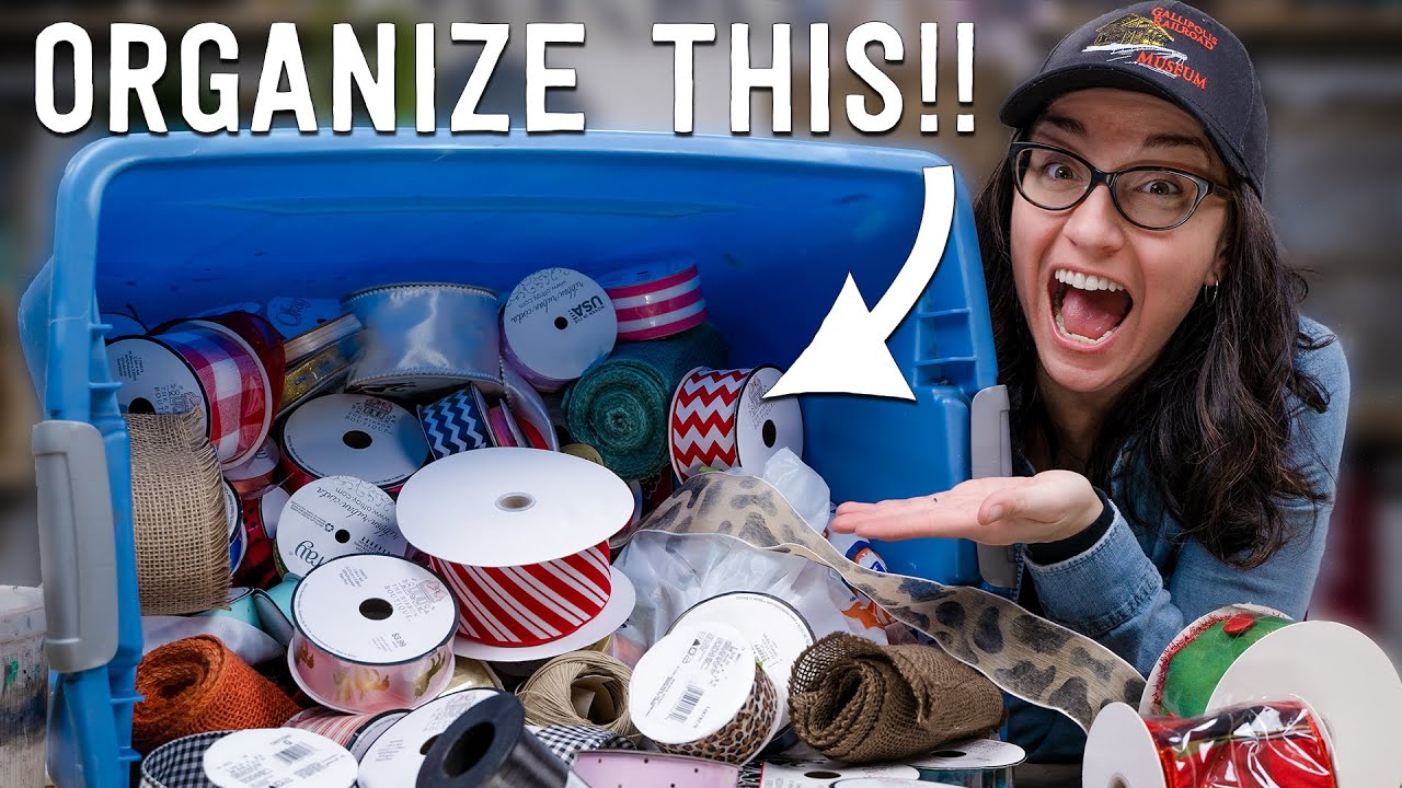 How to Organize and Store Ribbon in Your Craft and Sewing Room