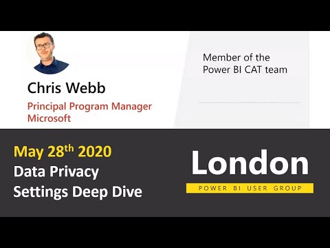 Chris Webb's BI Blog: Video: Power BI Data Privacy Settings Deep Dive