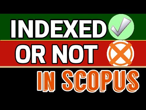 How To Check Whether a Journal is Indexed in Scopus or Not