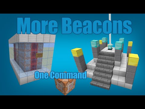More Beacons In one Command Block! (5th tier beacon with 4 unique ...