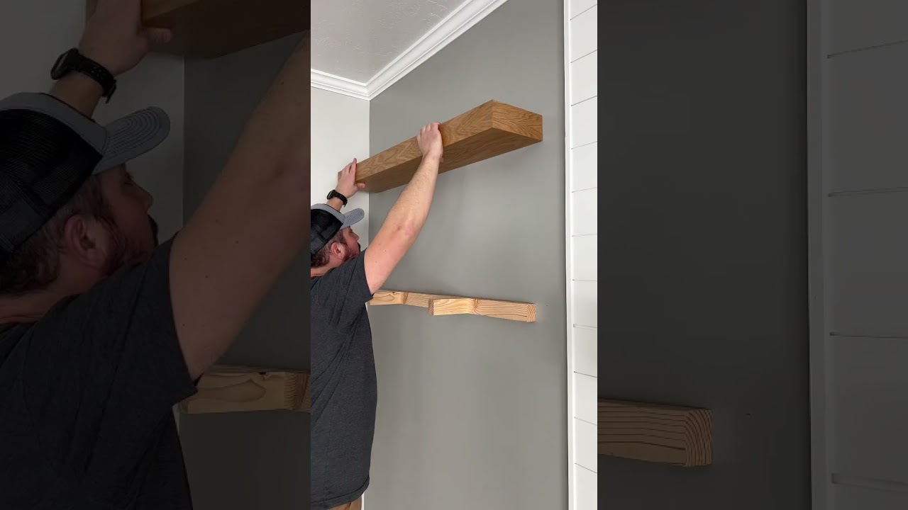 Installing Floating Shelves #woodwork #woodworking #diy #howto #furniture #shelves #floatingshelves