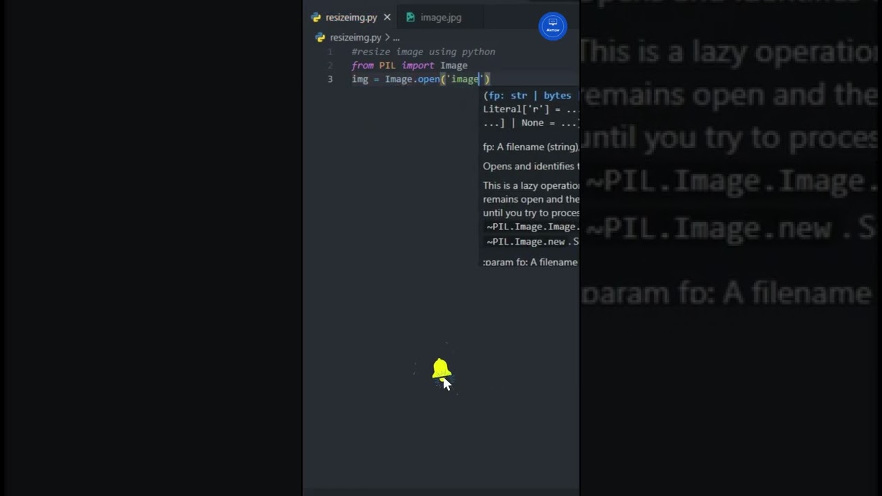 resize image using python #shorts #short