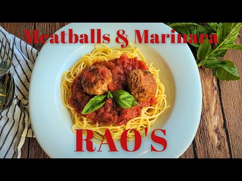 How to make RAO'S | Meatballs & Marinara Sauce