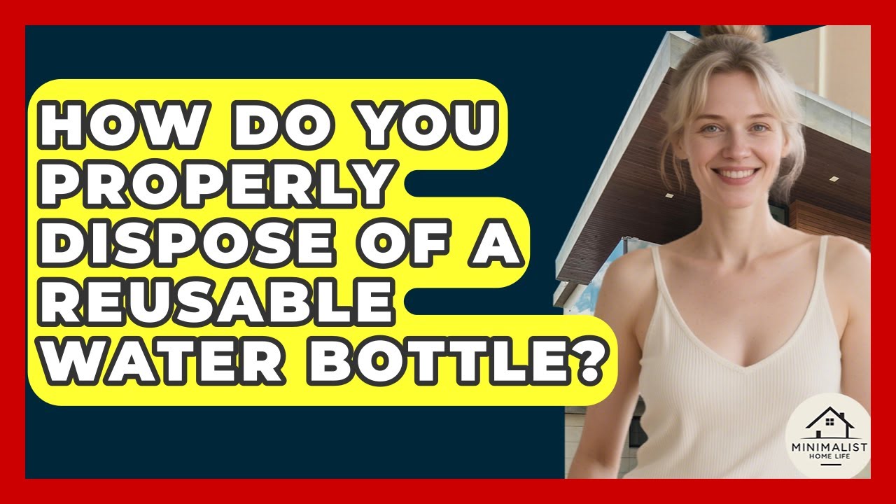 How Do You Properly Dispose Of A Reusable Water Bottle? - Minimalist Home Life