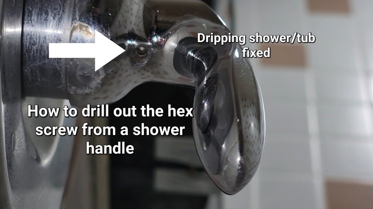 Shower handle screw stuck! Complete A-Z tutorial