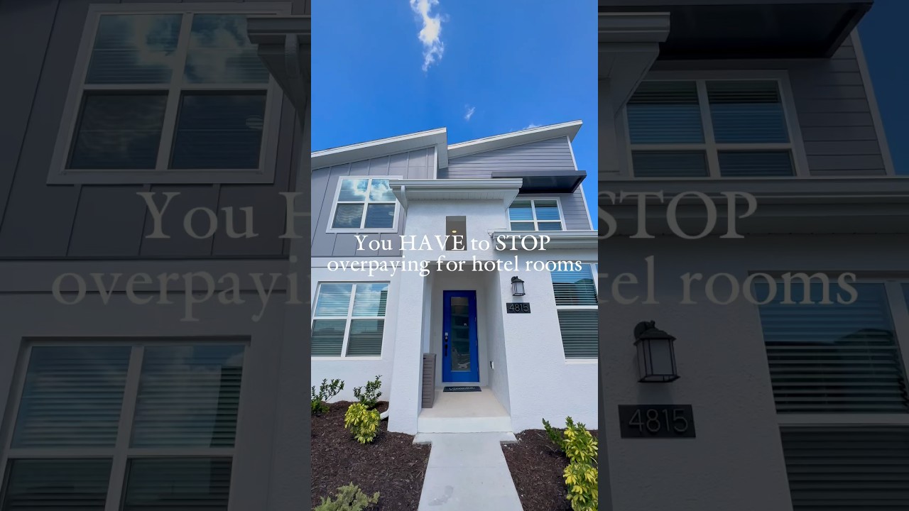 “The Beautiful” villa at Villatel Orlando Resort ✨ #orlandofl #vacationvilla