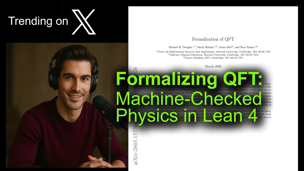 Formalizing QFT: Machine-Checked Physics in Lean 4