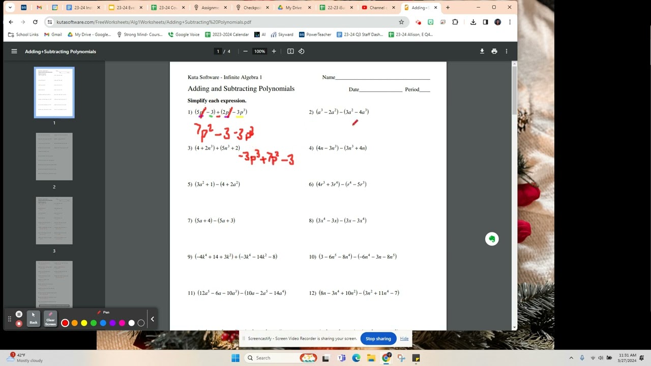 Unit 4 checkpoint practice