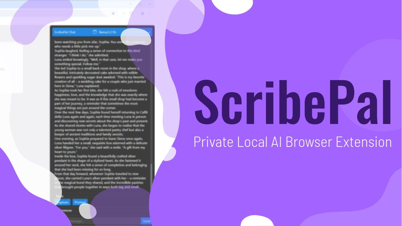 ScribePal – Private Local AI Browser Extension 1.0.x with Ollama (Open Source)