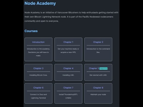 Node Academy: Chapter 1A - Setting up your own Lightning Node with your own hardware