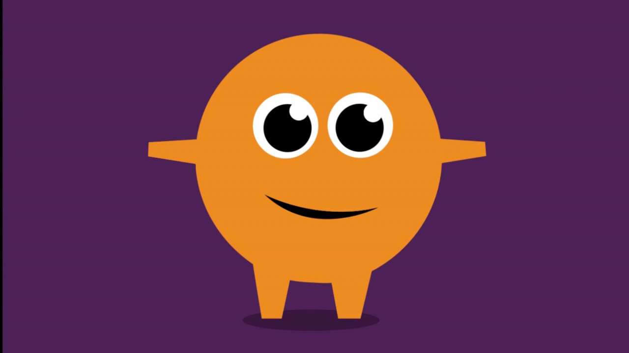 Circle character animation