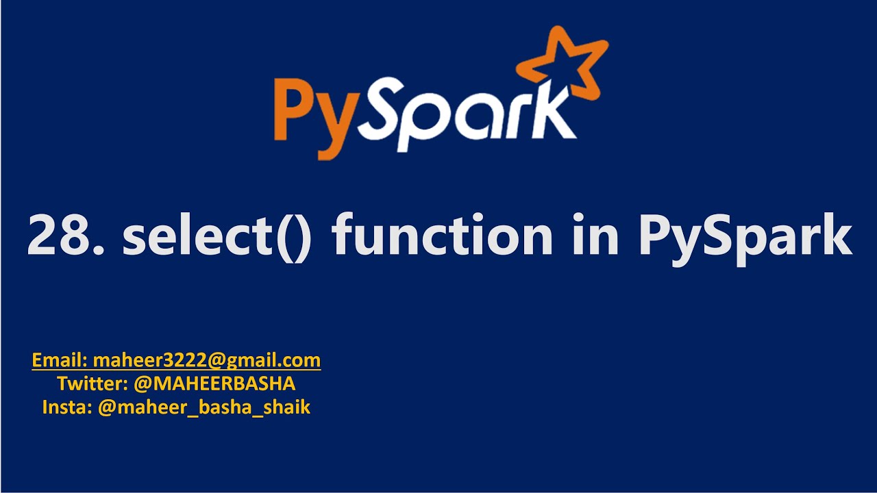 Understanding the select() Function in PySpark: A Comprehensive Guide ...