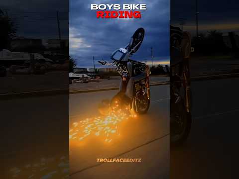 GIRLS VS BOYS Bike Riding || Aura Moments #troll #trollface #shorts #phonk #trollfaceedit #funk