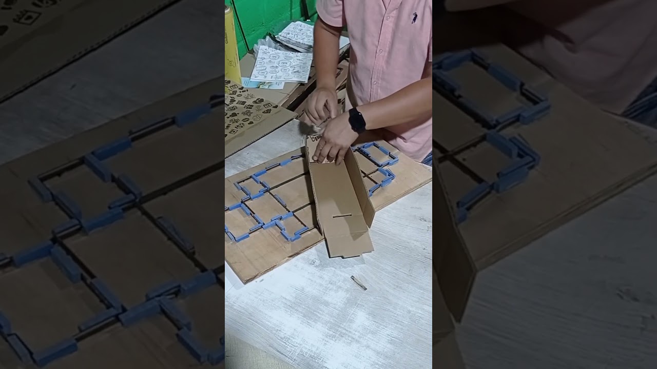 Troquelado de cajas con cartón laminado