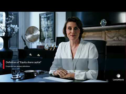 "Equity share capital" - Legal Definition