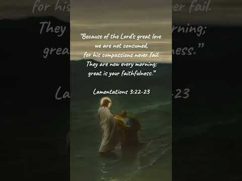 Bible Verse Lamentations 3:22-23 #god #jesus #bible #bibleverse #fyp